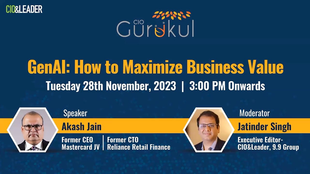 Akash Jain Former Ceo Mastercard Jv And Former Cto Reliance Retail Finance Cioandleader 