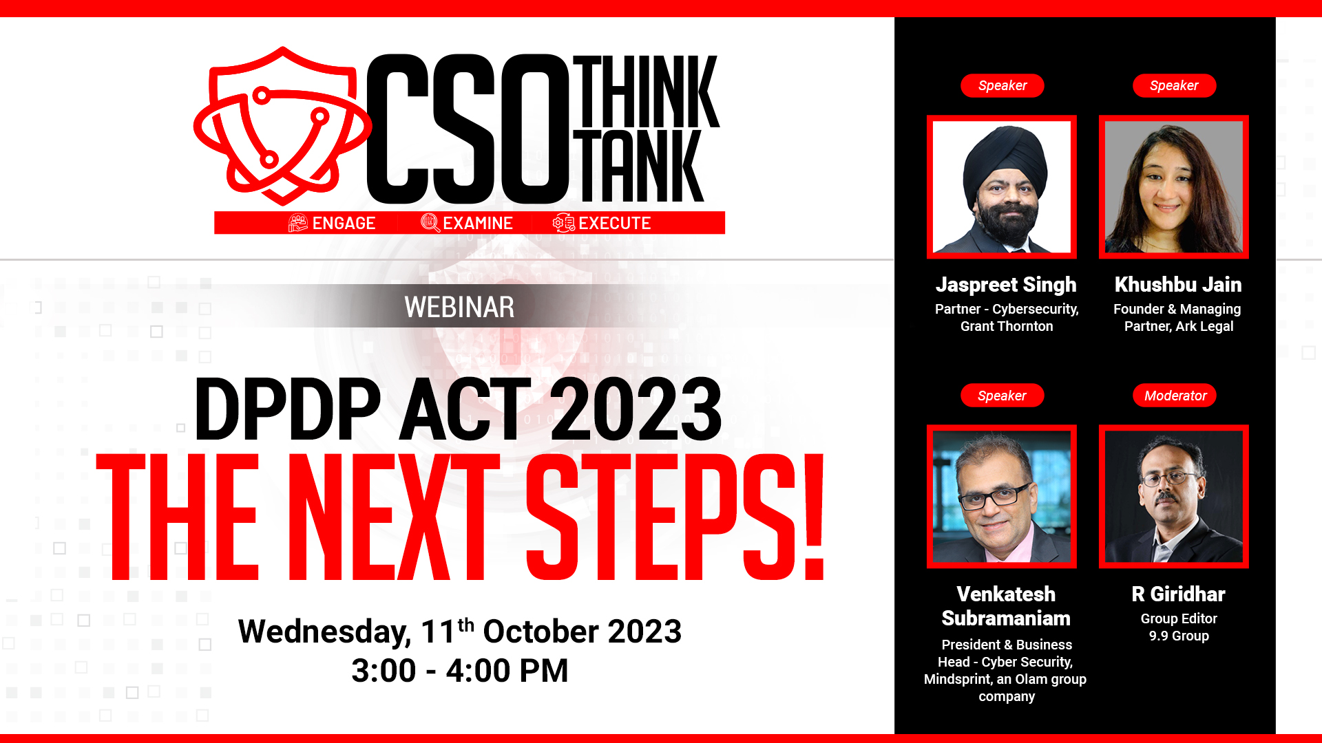 Jaspreet Singh, Partner - Cybersecurity, Grant Thornton, Khushbu Jain ...