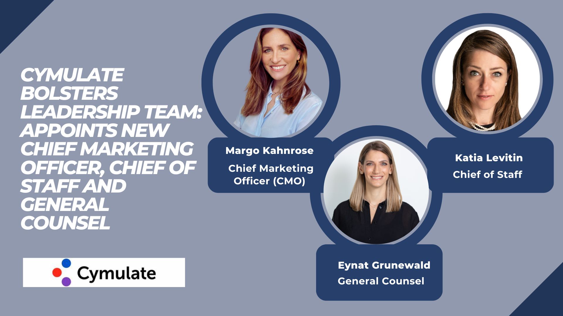 Cymulate Appoints New CMO, Chief of Staff, and General Counsel - CIO&Leader