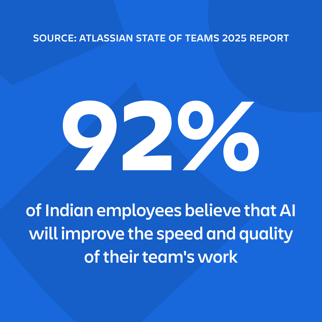 92% of Indian employees believe AI will improve work speed and quality ...